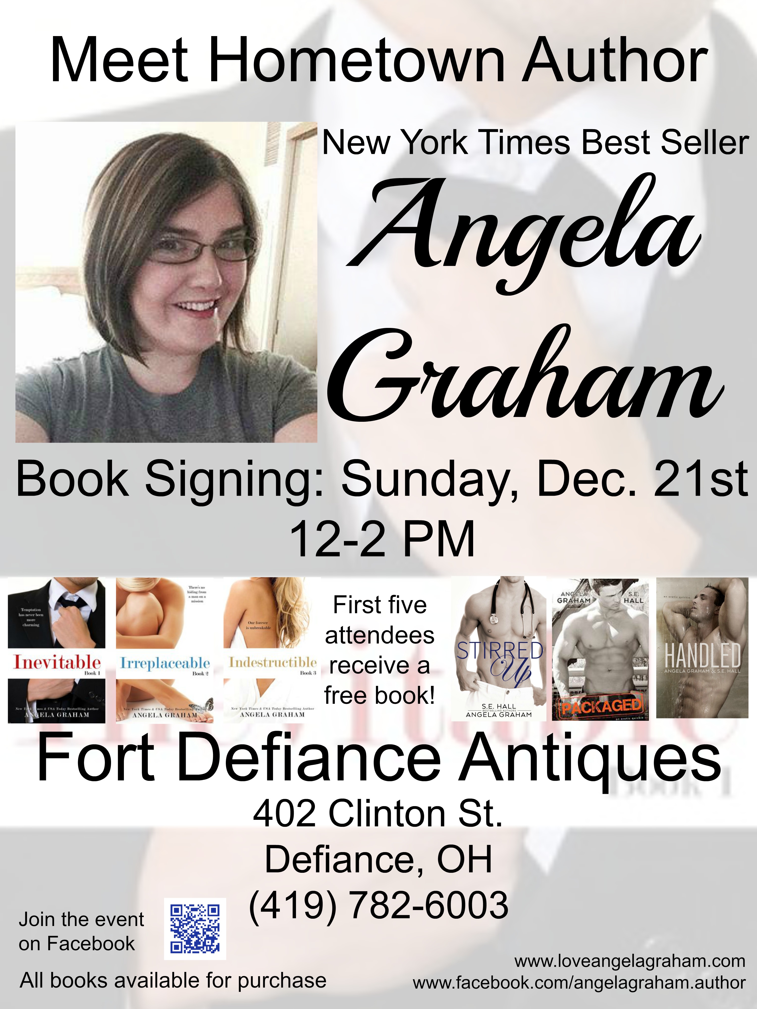 ANGELA GRAHAM BOOK SIGNING THIS WEEKEND! | The Literary Melting Pot